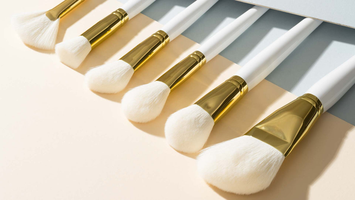 White Gold Collection Complete Brush Set | Wayne Goss – Goss Beauty Limited