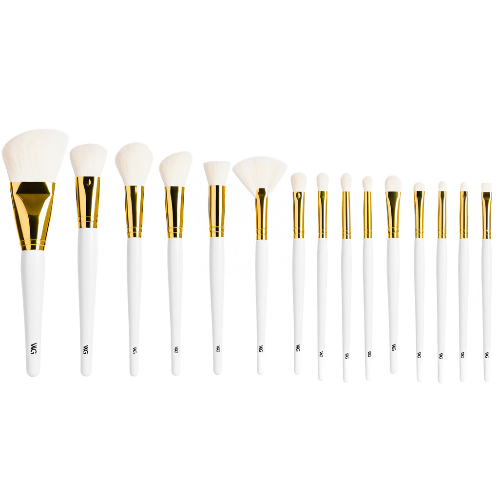 White Gold Collection Complete Brush Set | Wayne Goss – Goss Beauty Limited